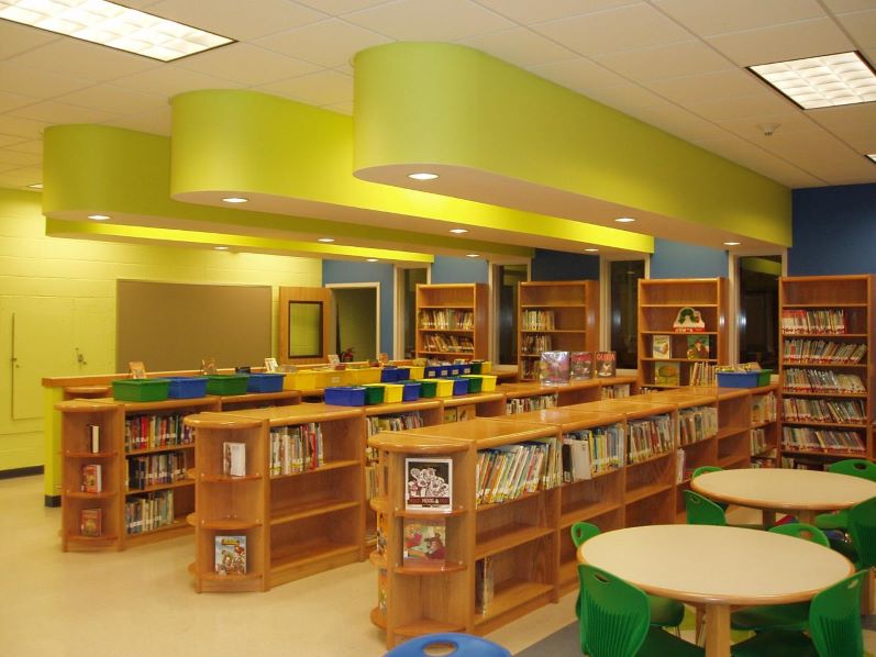 Middle School Library | RENU Contracting and Restoration